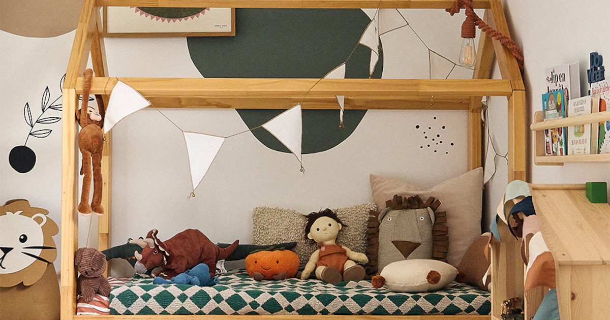 Kinderkamer inspiratie: ‘De muurschilderingen zijn speciaal ontworpen ...