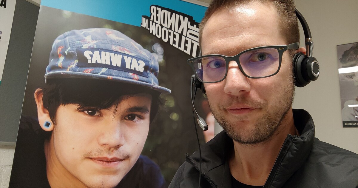 Ouder met een missie: Gerwin werkt bij de kindertelefoon