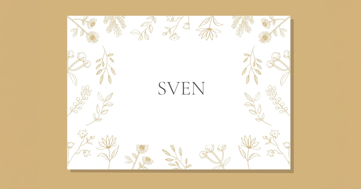 Sven - Betekenis en herkomst van de naam | Ouders van Nu